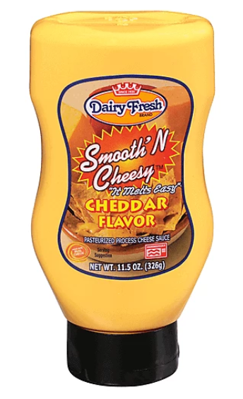 Dairy Fresh Cheese Sauce, Cheddar Flavor (11.5 oz) – Papaya Express