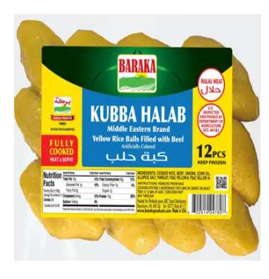 Baraka Kubba Halab 12pc (18 oz) – Papaya Express