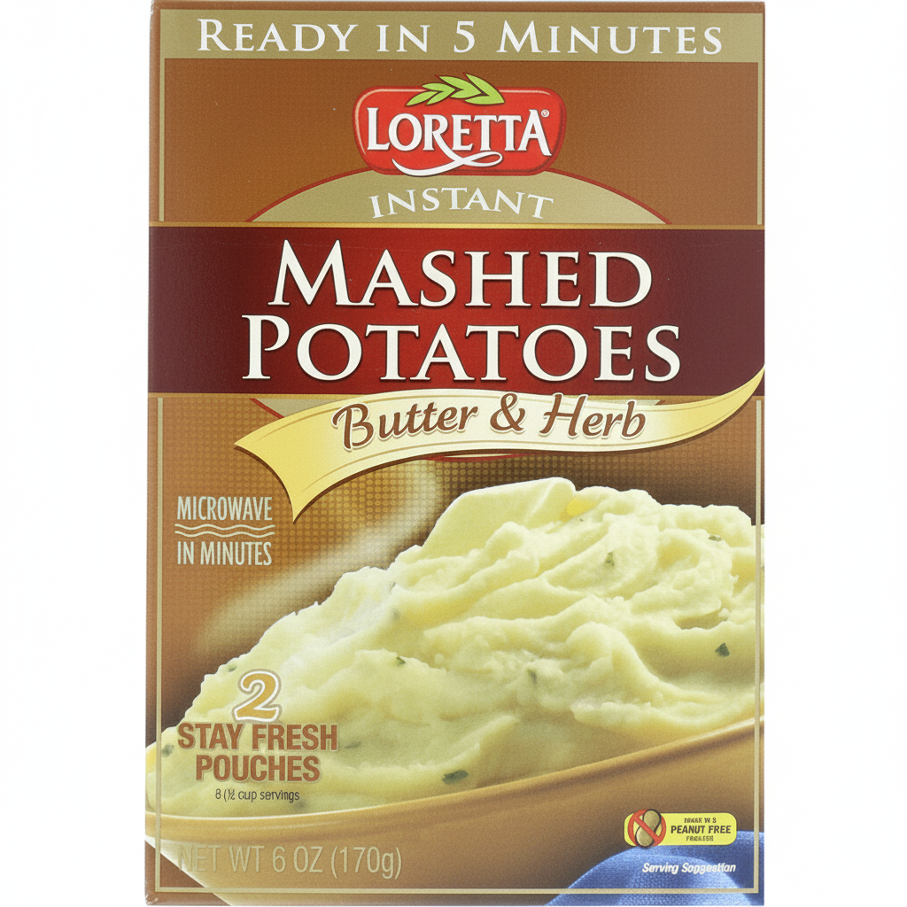 Loretta Mashed Potatoes Butter & Herbs (170g) 2CT – Papaya Express